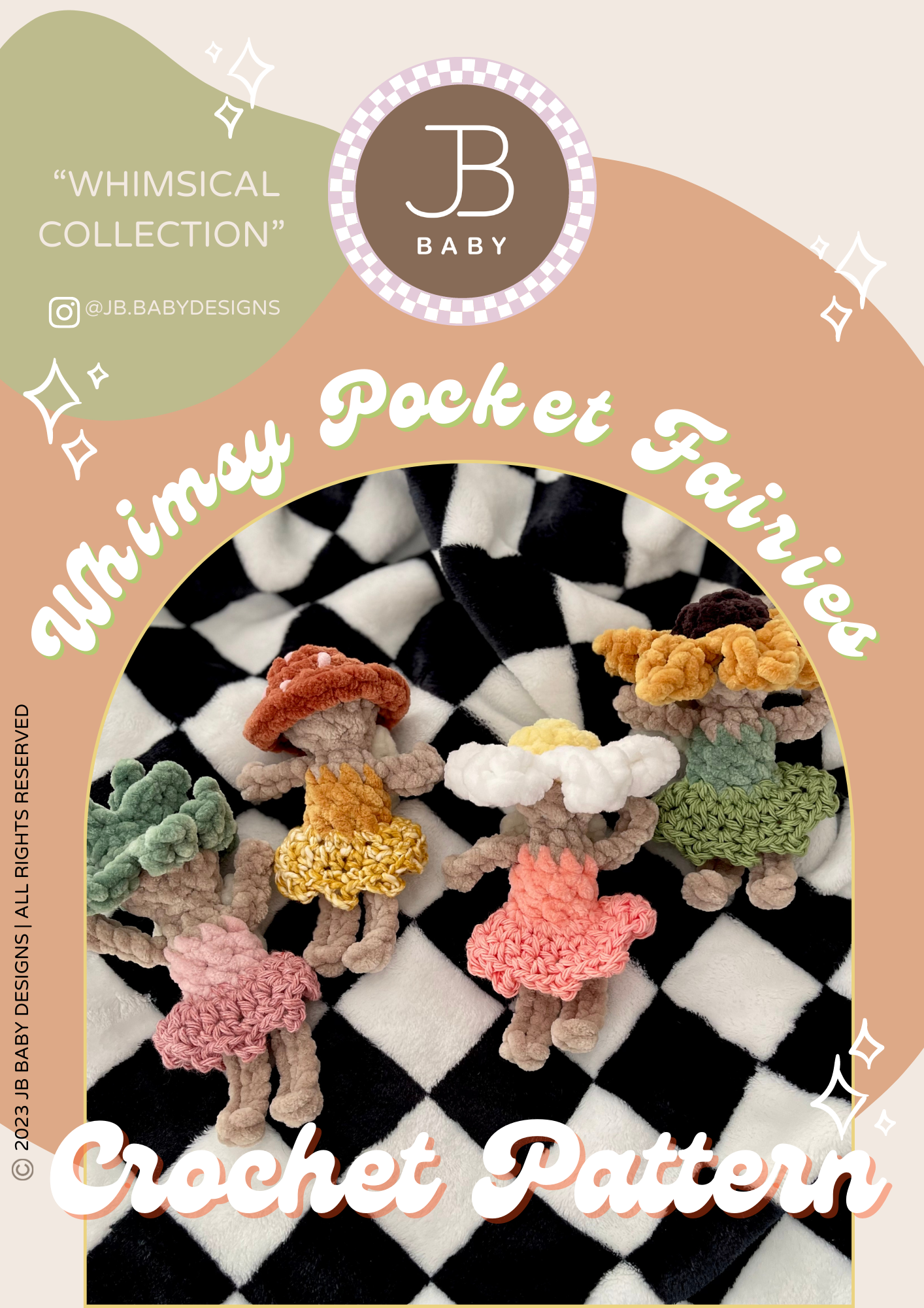 Whimsy Pocket Fairies CROCHET PATTERN – JB Baby Designs