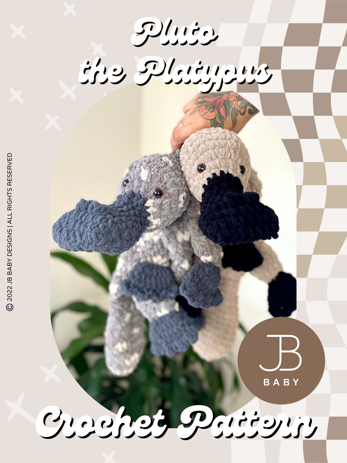 Pluto the Platypus CROCHET PATTERN – JB Baby Designs
